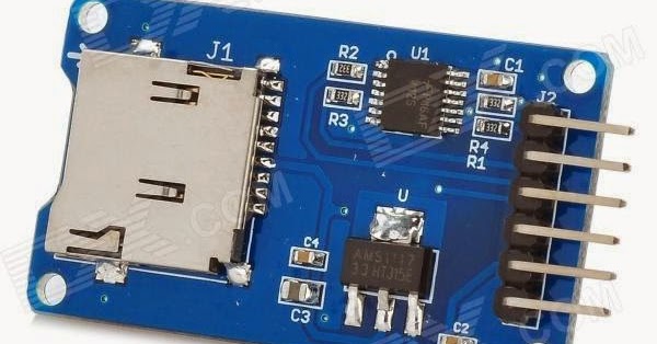 Nevit's blog: SPI MicroSD Card Adapter v0.9b for Arduino