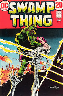 Cap'n's Comics: Swamp Thing VS Frankenstein by Berni Wrightson