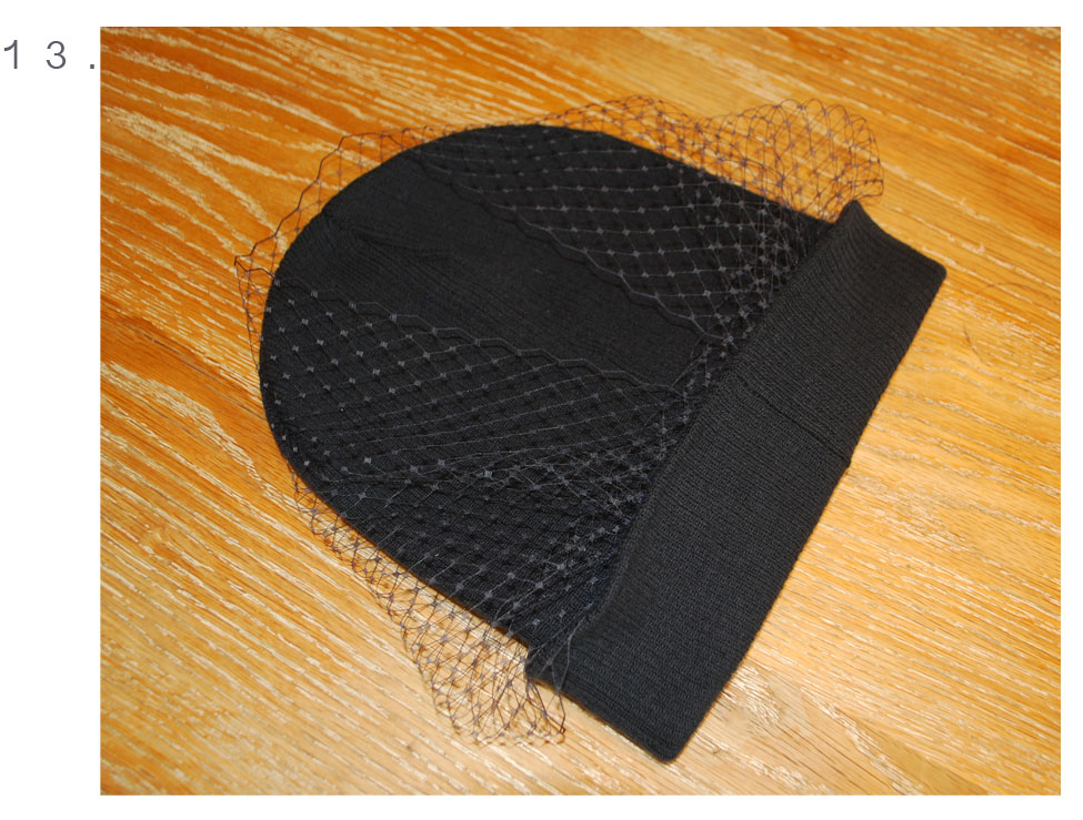 wise rabbit says: DIY Jil Sander Veiled Beanie
