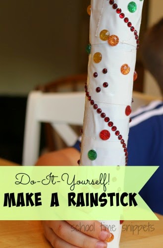DIY Rain Stick Craft | School Time Snippets