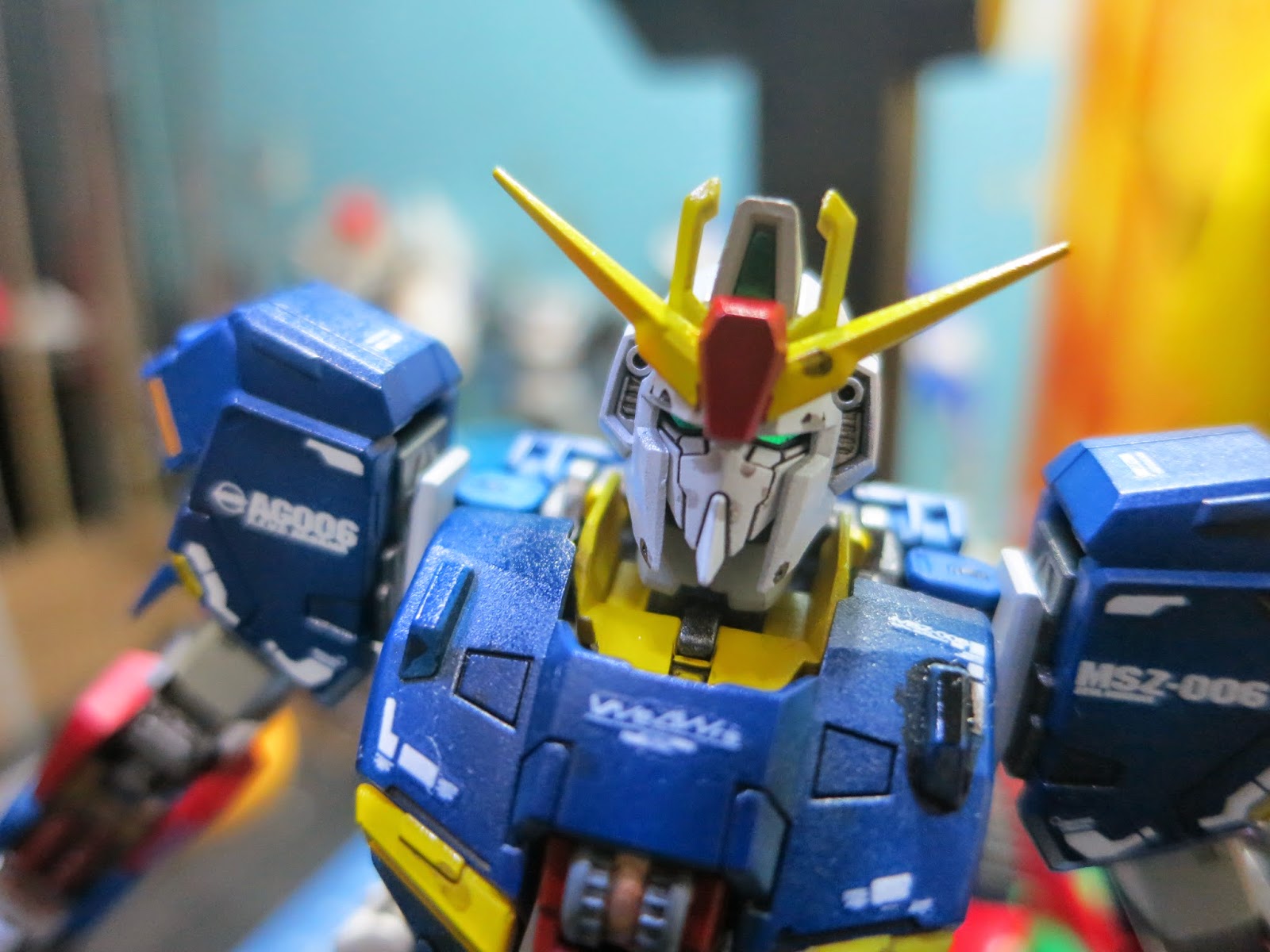 S S G U N P L A: panel wash with tamiya's panel line accent color