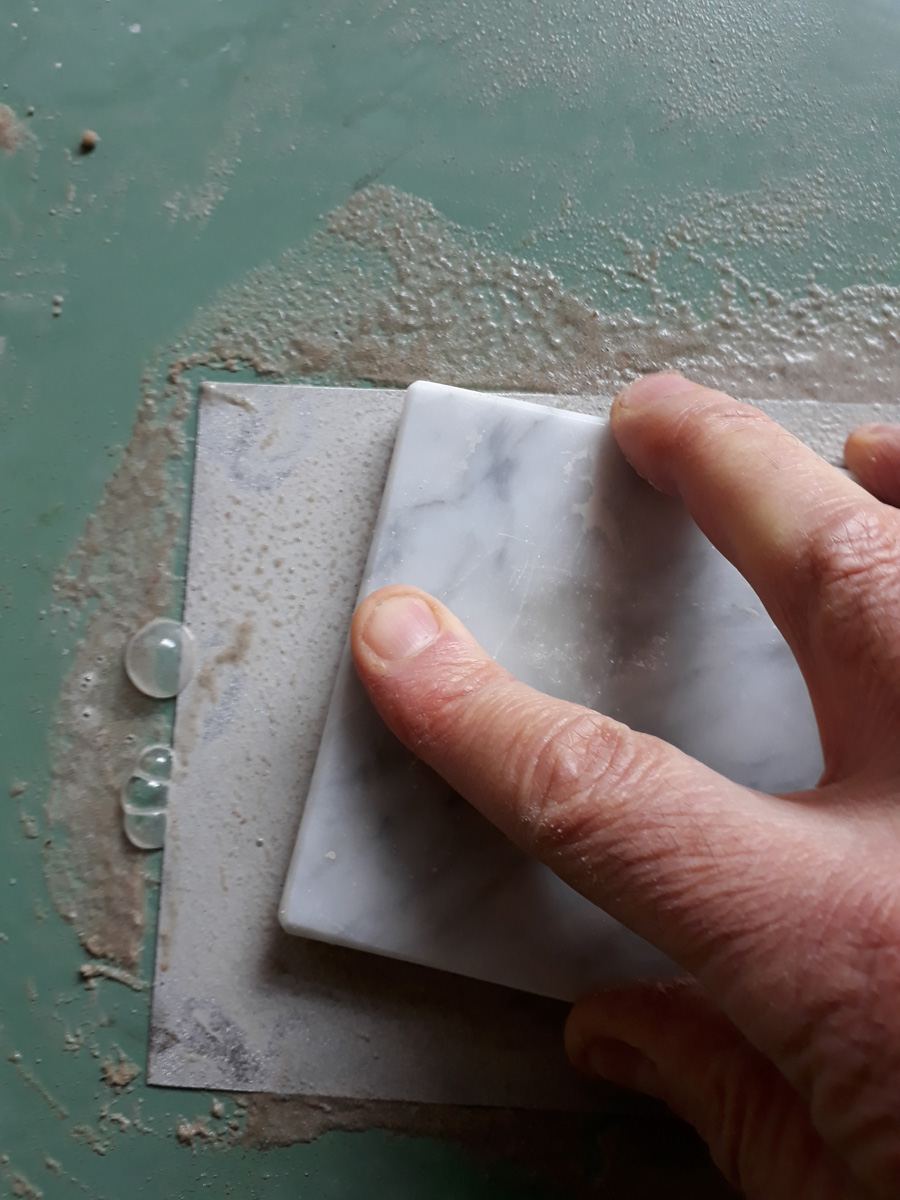 Grabado menos tóxico: Graneado / Granitura / Graining