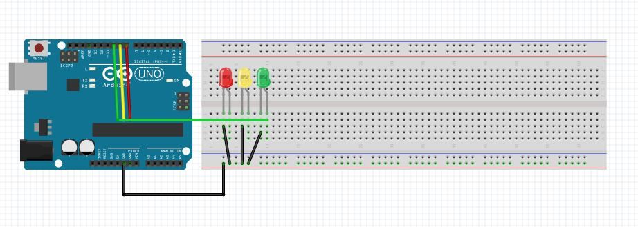 Mini Traffic Light Arduino