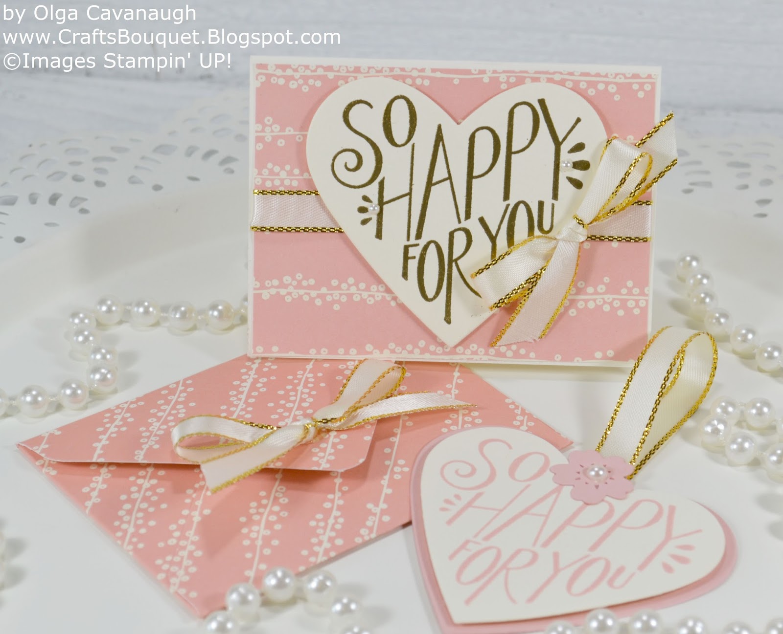 Crafts Bouquet: Bundle of Love Note Cards and Gift Tags in a Tea Tin