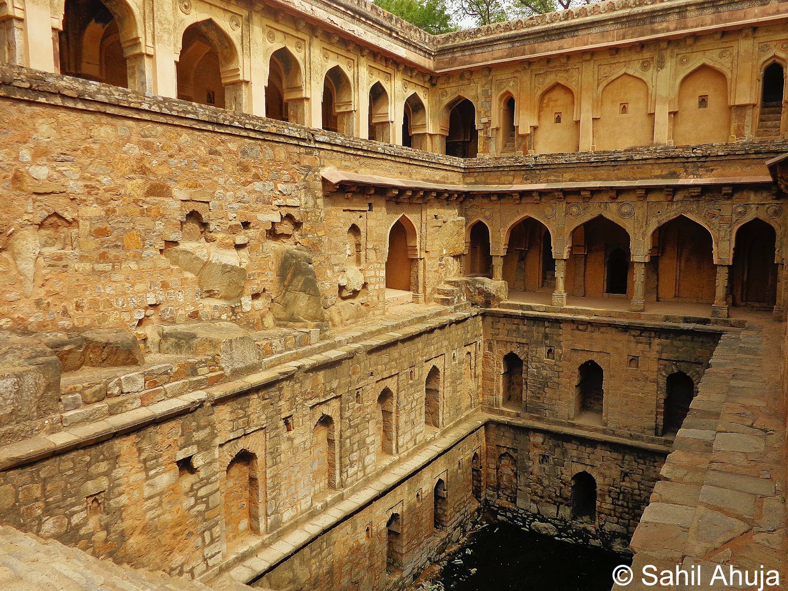 Pixelated Memories: Rajon ki Baoli, Mehrauli Archaeological Park, Delhi
