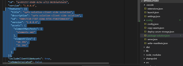 SharePoint & Dynamic365 Solution: spfx provisioning