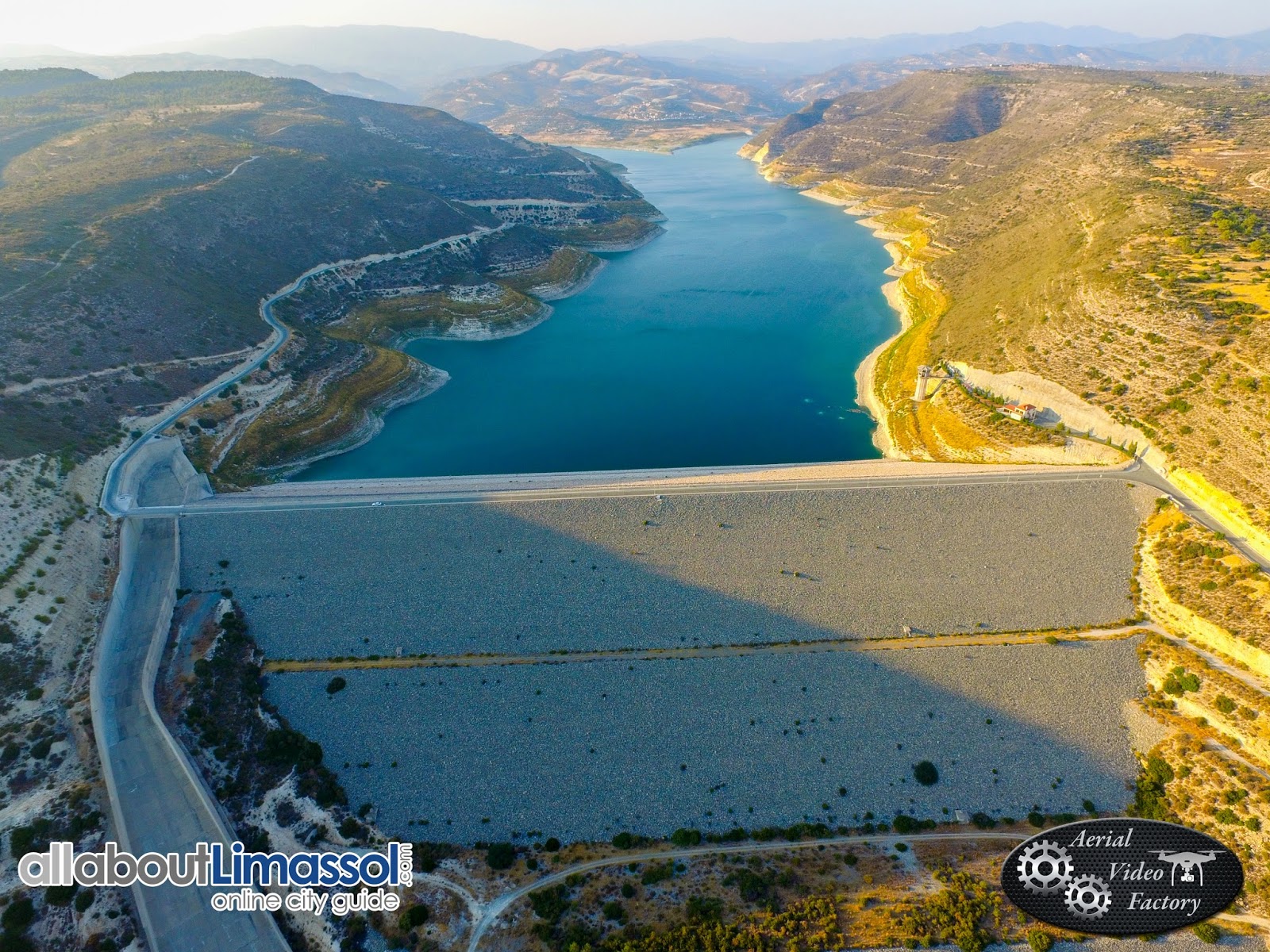 Aerial Video Factory: Υδατοφράκτης Κούρη - Λεμεσός (φώτο) / Kouris Dam ...