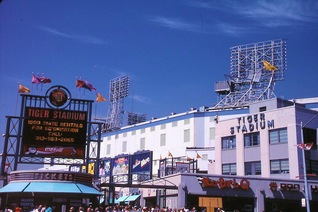 Images and More: Ballparks – 1 – Old Tiger Stadium, Detroit, MI