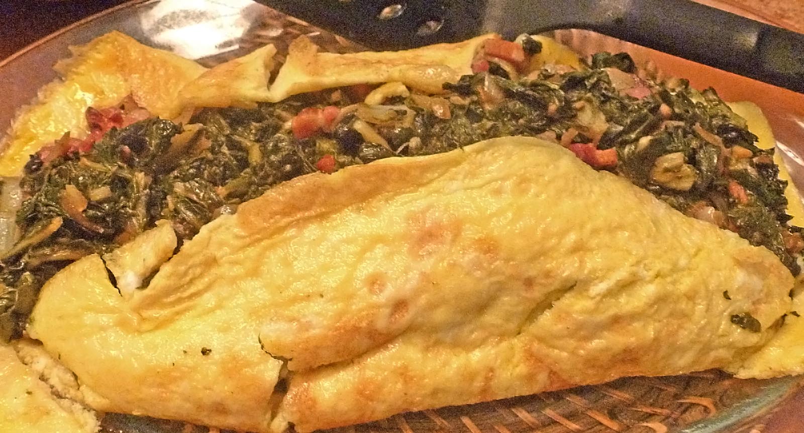 Living the life in Saint-Aignan: Omelette aux blettes