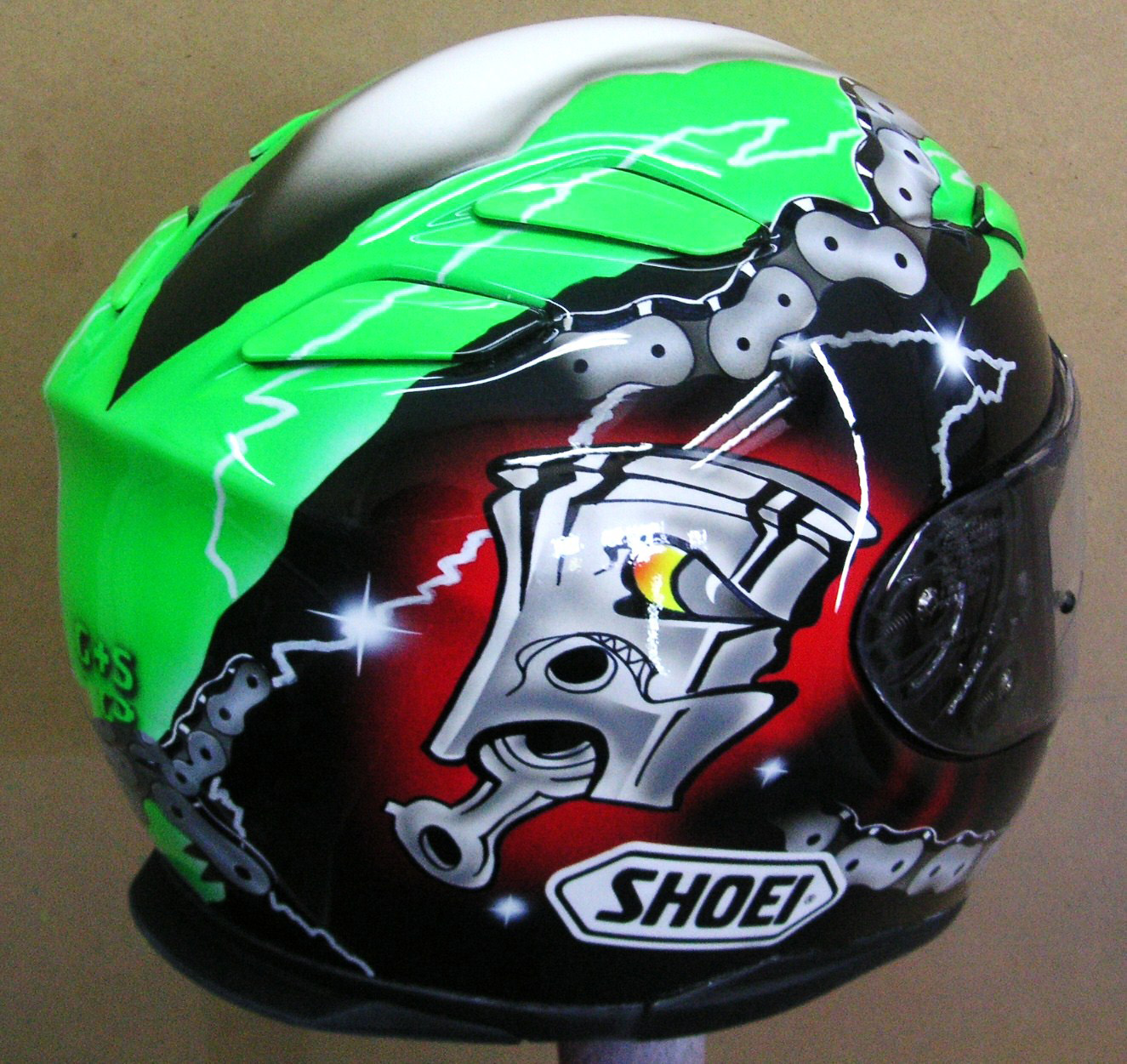 Hand Painted Helmets - Design your helmet today..!!: Shoei Custom ...