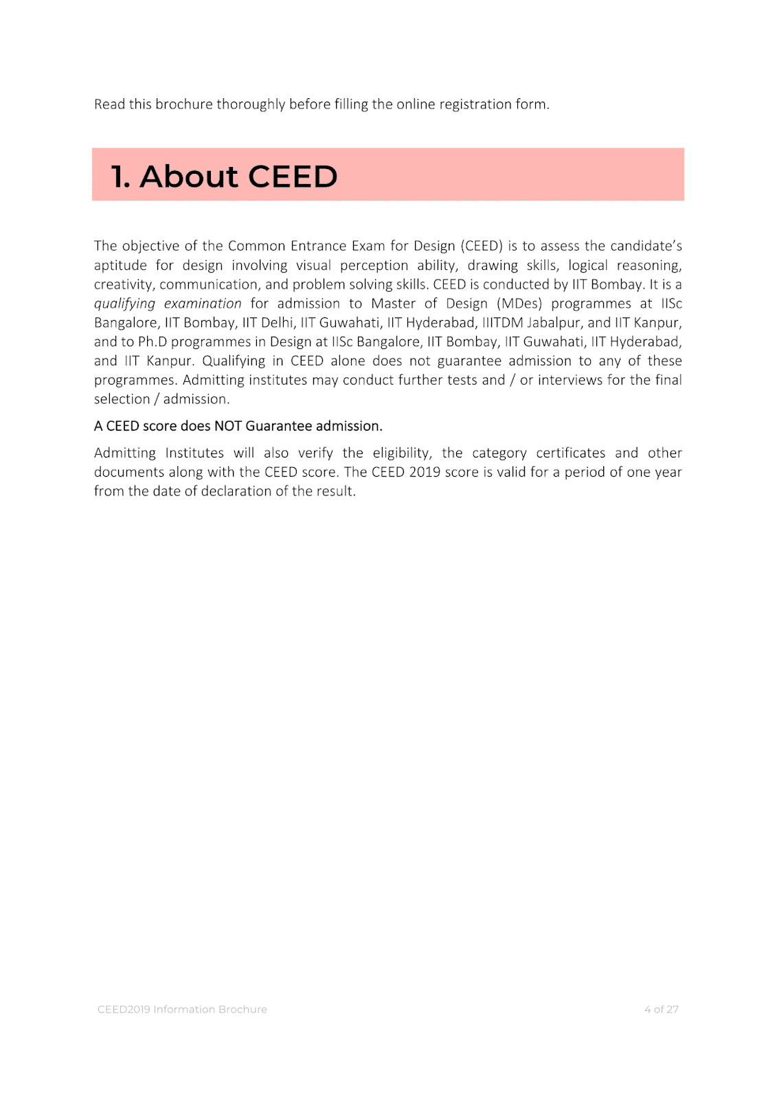 CEED 2019 Brochure