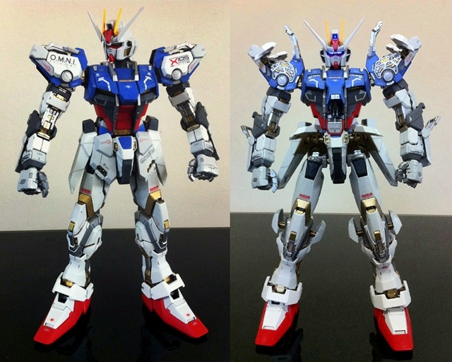 PG GAT-X105 Strike Custom Painted by Ronin - Gundam Models Kits