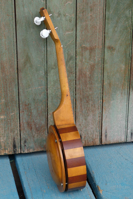 1920s Oscar Schmidt-made Block Rim Banjo Uke