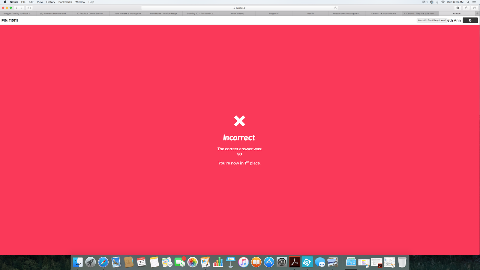 Kahoot! - Taming My Flock of Firsties