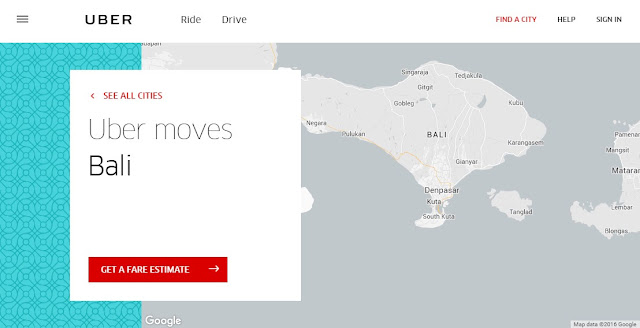 Pengalaman Pertama Naik UBER keliling Denpasar cukup bayar Rp.500 ...