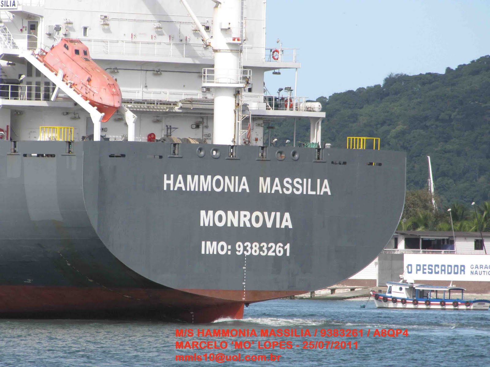 Santos Shiplovers: M/S Hammonia Massilia / A8QP4
