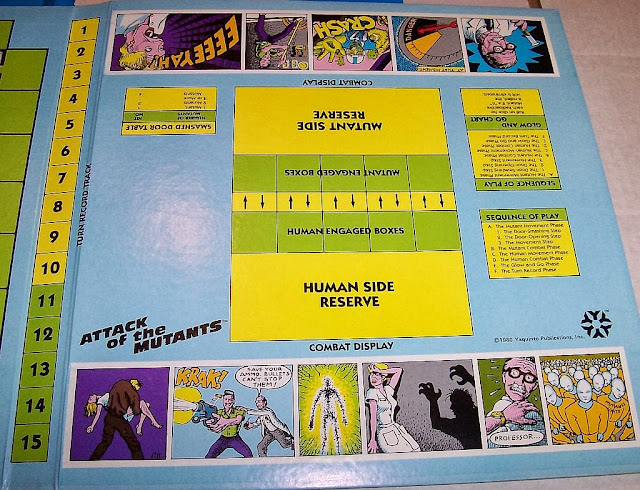 Marvel Comics of the 1980s: 1981 - Attack of the Mutants board game ...