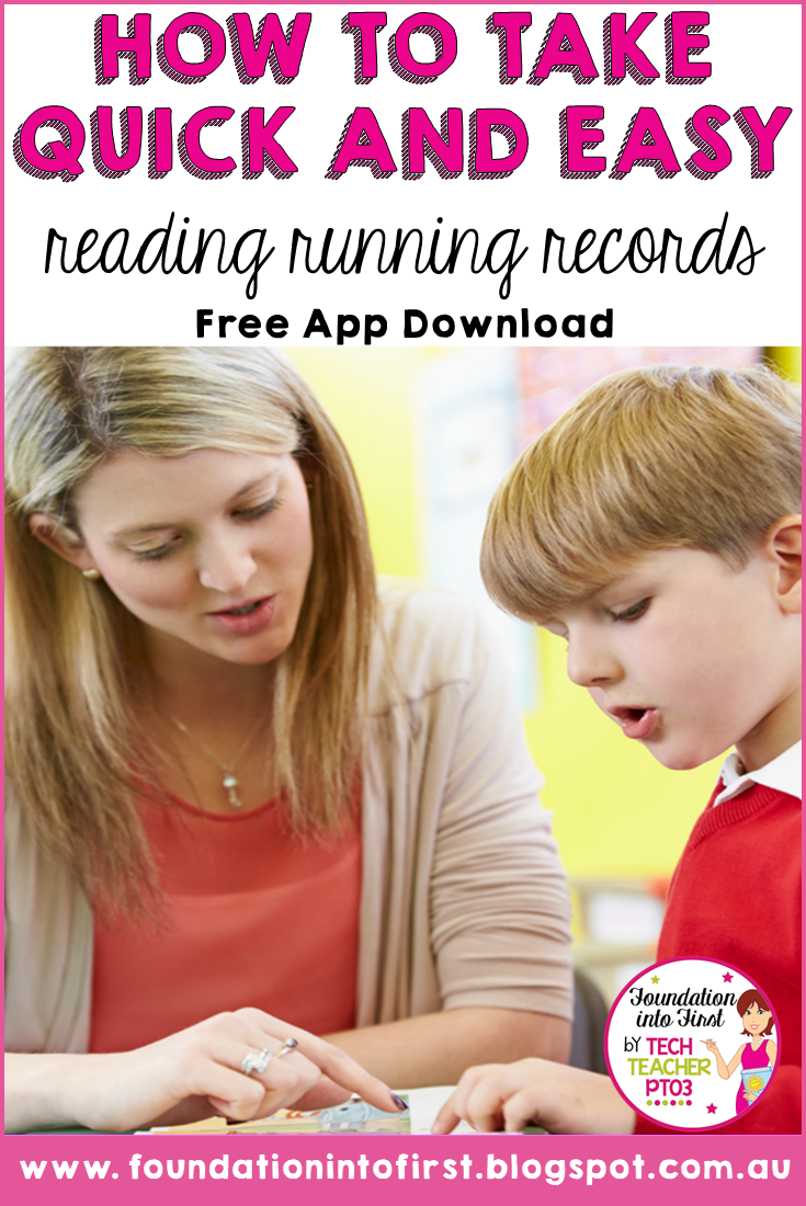 How to take quick and easy reading running records | Foundation into First