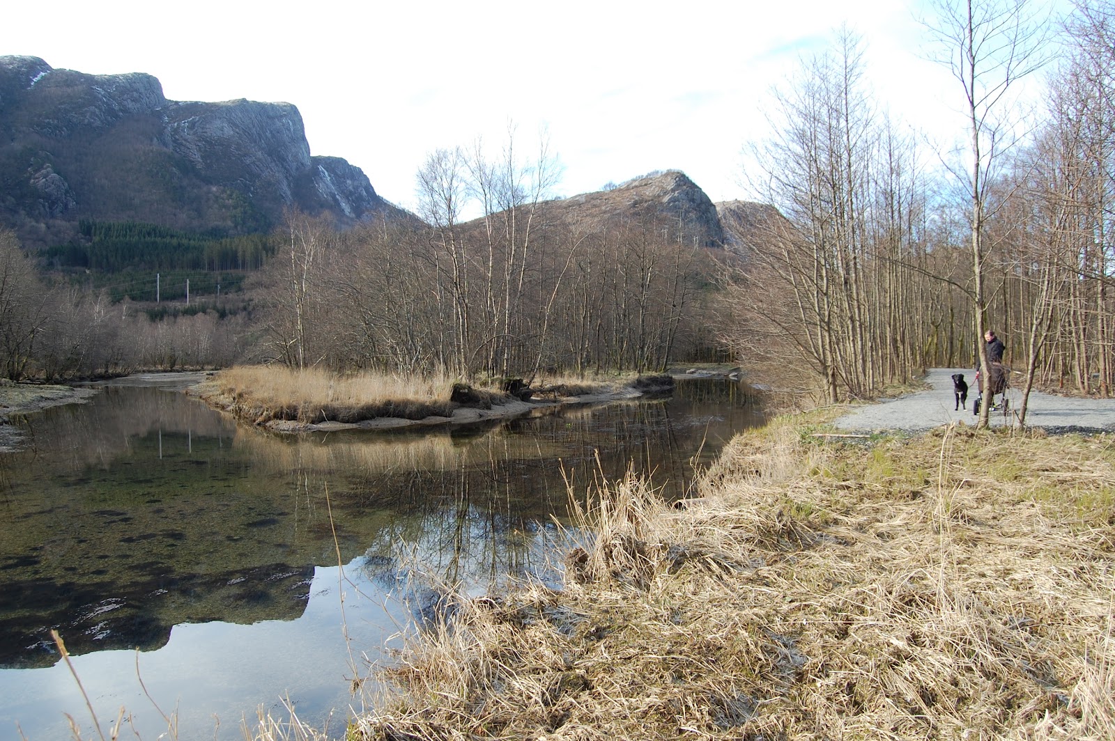 Josteins blogg: Forlenget gangsti i Oltedal