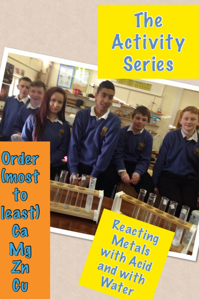 Magh Sci: JC Chemistry - The Activity Series