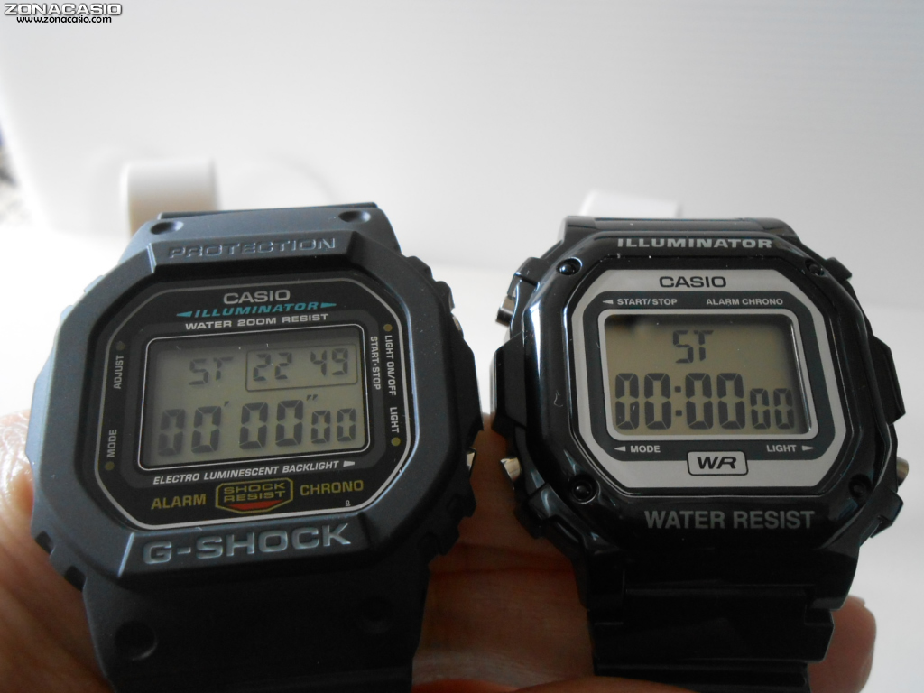 Zona Casio: Comparativa: F-108 vs DW-5600, la comparación más injusta ...