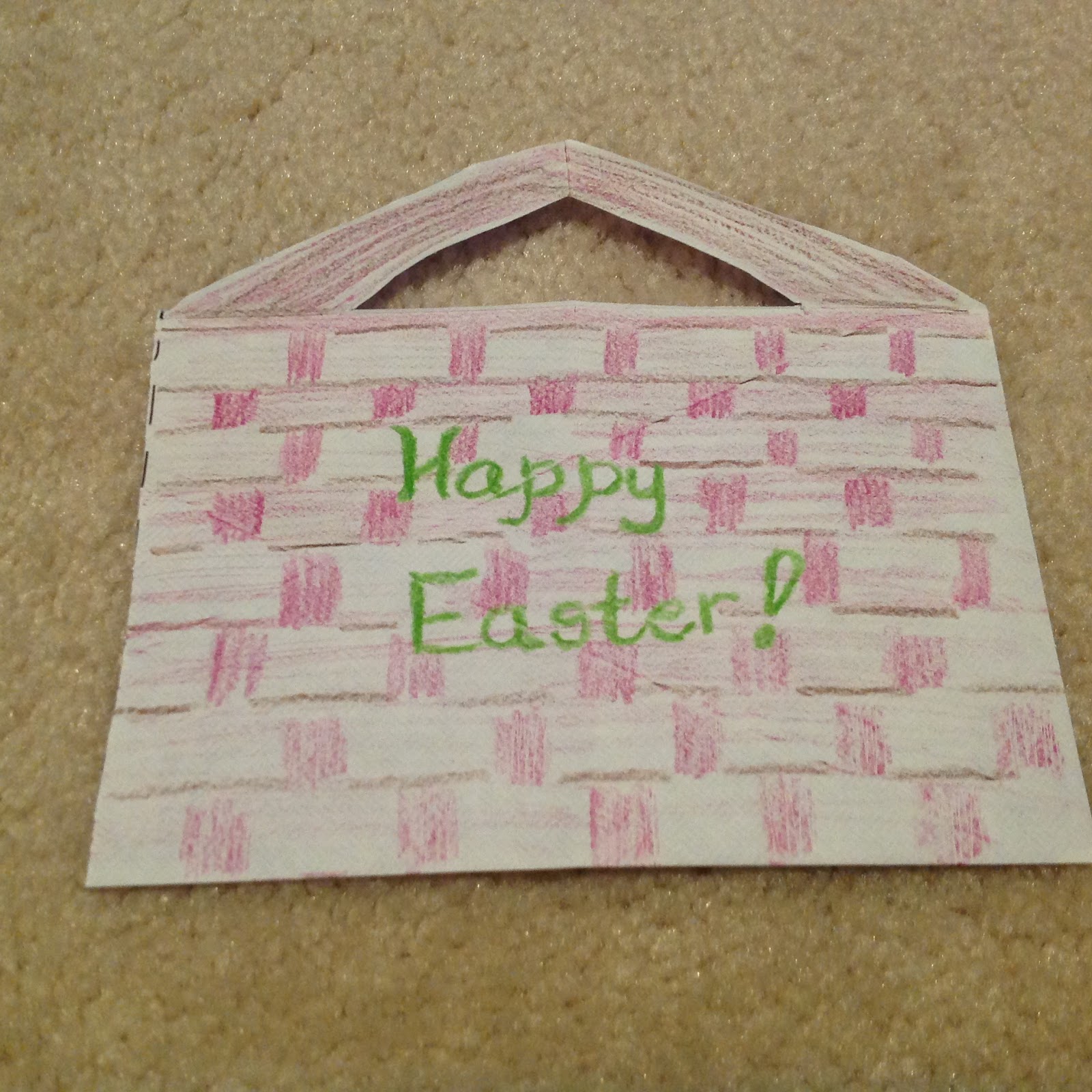 Once a Teacher, Always a Teacher: Easter Basket Envelope