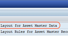SAP FICO Central: Define Screen Layout for Asset Master Data SAP