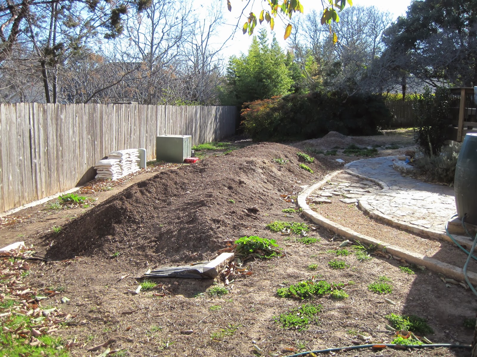 House Remodelling: Dirt for the Raised Garden