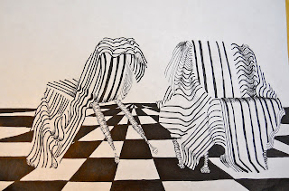 A.C. New ART DepARTment - Mr. Temple: Art II - Cross-Contour Line Drawings