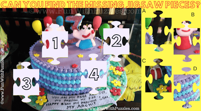 Birthday Cake Jigsaw Picture Puzzle: Celebrate with Archit