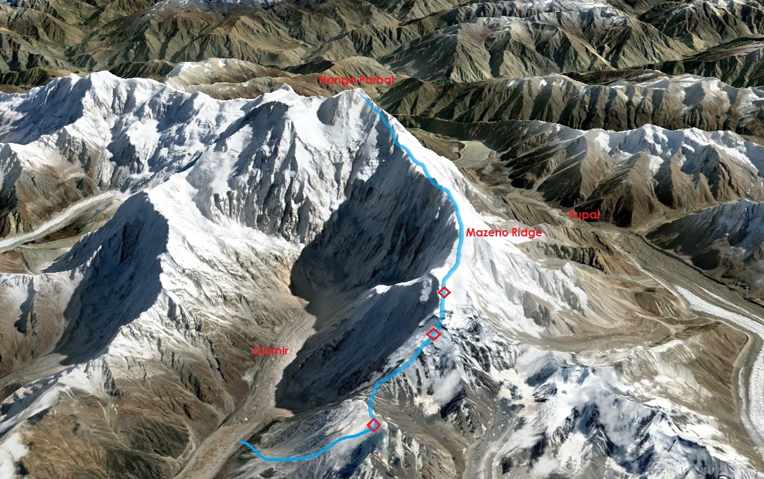 Summer 2017: Nanga Parbat Mazeno Ridge Attempt, Kinshofer Route Summit ...