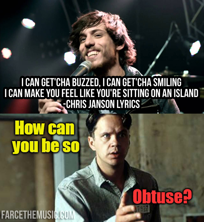 Farce the Music: More Shawshank Memes: Kane Brown & Chris Janson