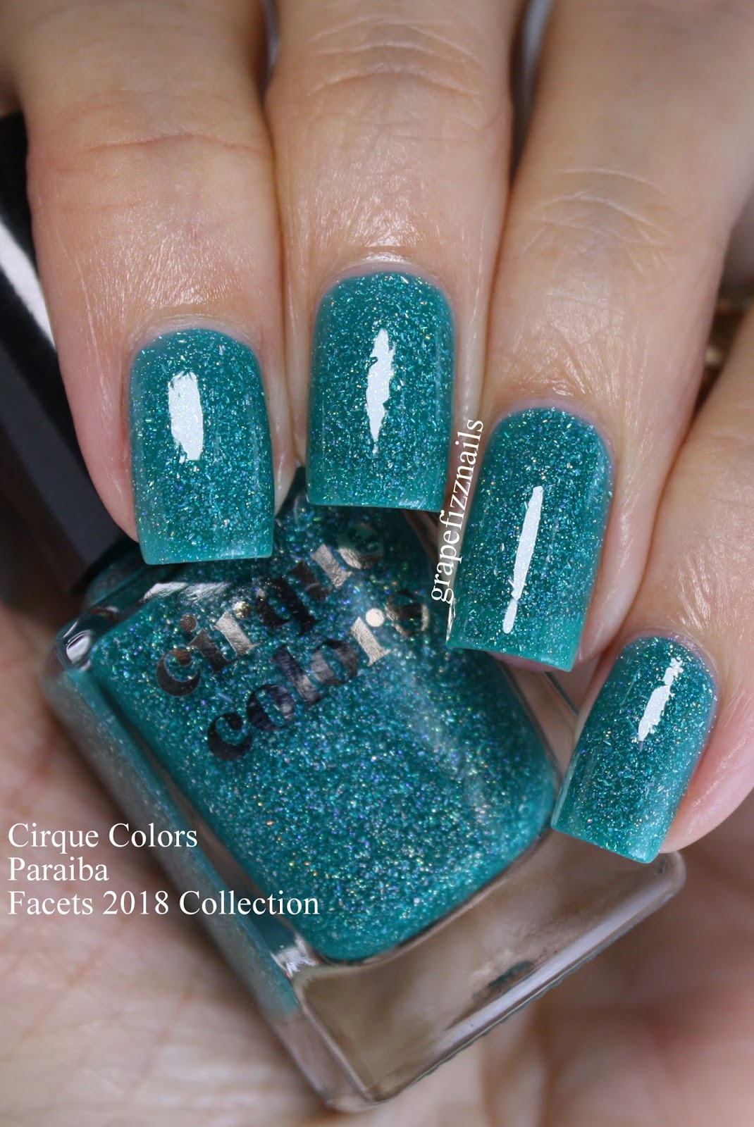 Grape Fizz Nails: Cirque Colors Facets 2018 Collection, Swatches and Review