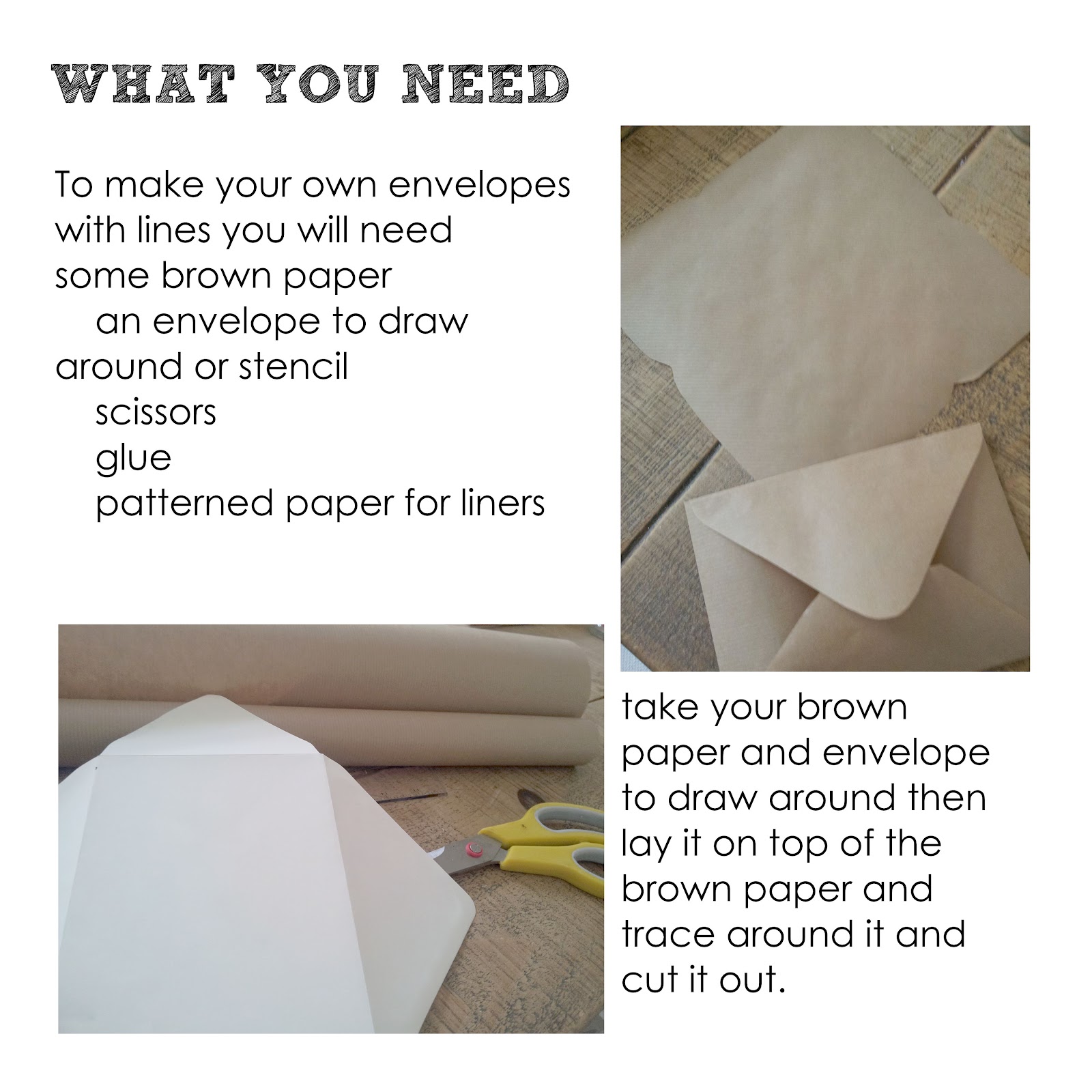 the stationery series part1 envelopes diy