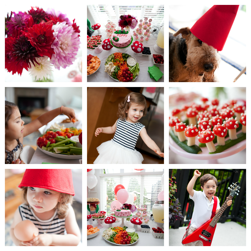 modern mommy: poppy's 2nd birthday party