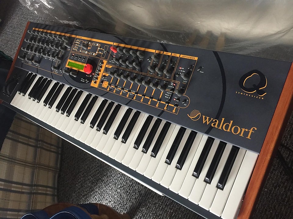 MATRIXSYNTH: Original Nextel Blue WALDORF Q Keyboard Synthesizer