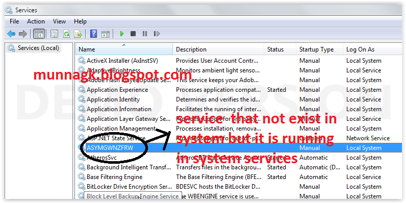 How to Delete a Service in Windows that does not required