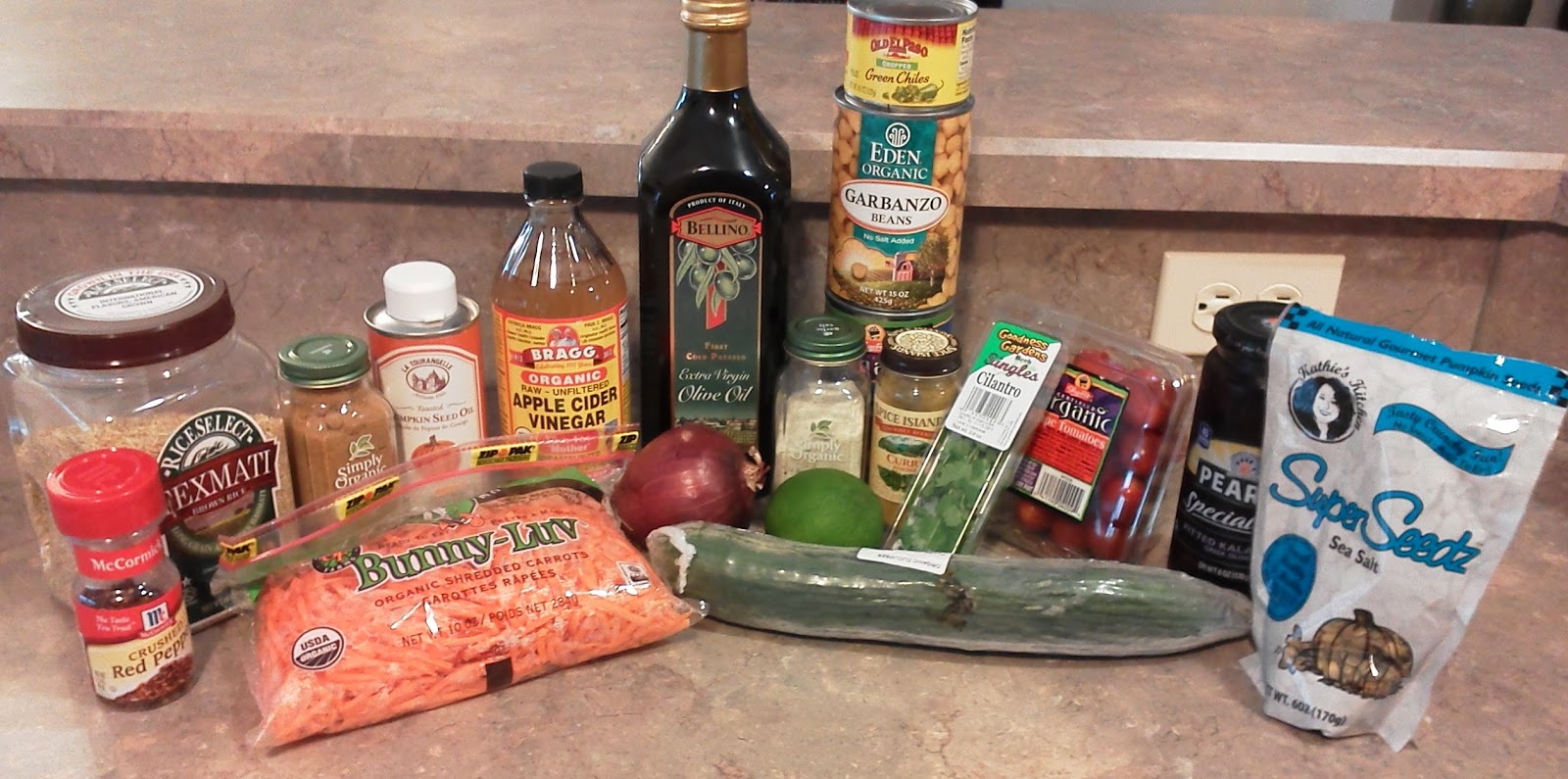 Pocono Pabulum for Mind & Body: Curried Chickpea and Brown Rice Salad