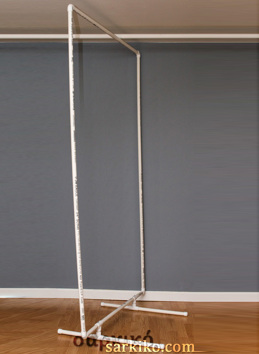 DIY PVC Scrim Plans with Folding Legs ~ Sarkiko