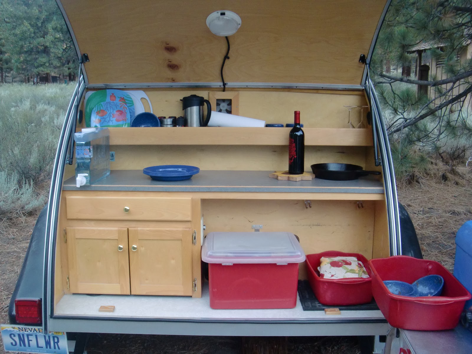 Tiny Yellow Teardrop: What do you carry in your teardrop?