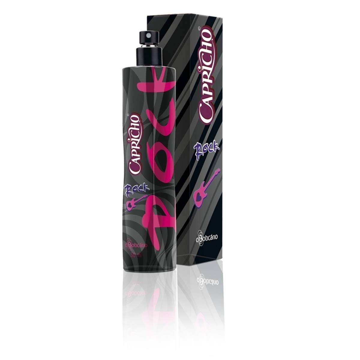 Perfumes | Capricho Rock – O Boticário / Conta tudo, Mii