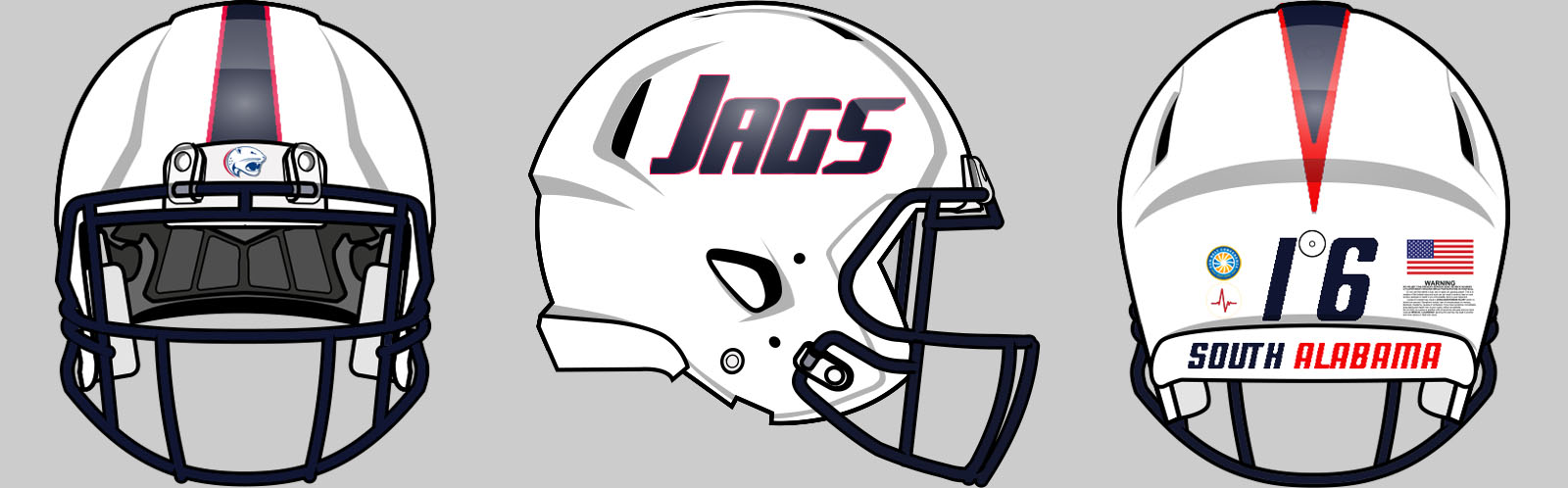 South Alabama Uniform Tracker: Helmet History