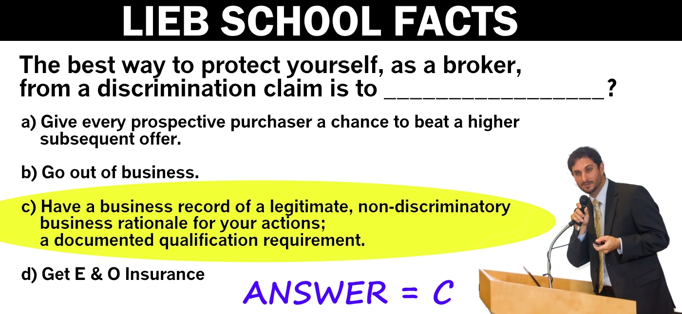 Lieb School Facts: The Best Way To Protect Yourself, As A Broker, From ...