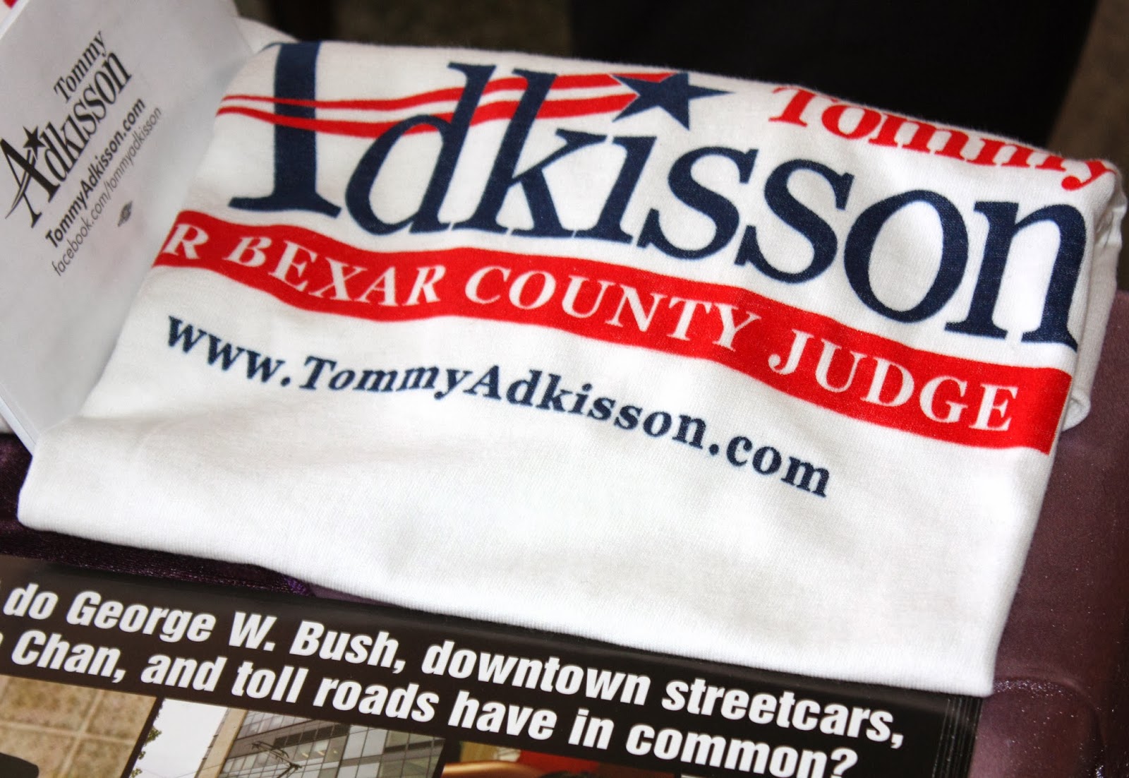 Walker Report - Shedding Light on Bexar County: Candidate Tommy ...