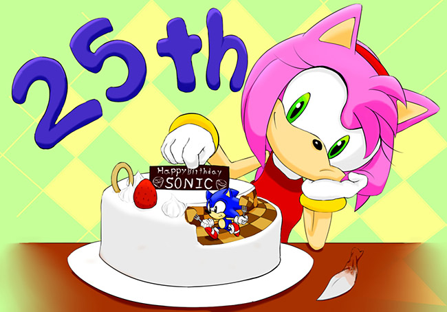 La casita de Amy Rose: Sonamy del mes de Junio 2016 en Sonic.Sega.JP