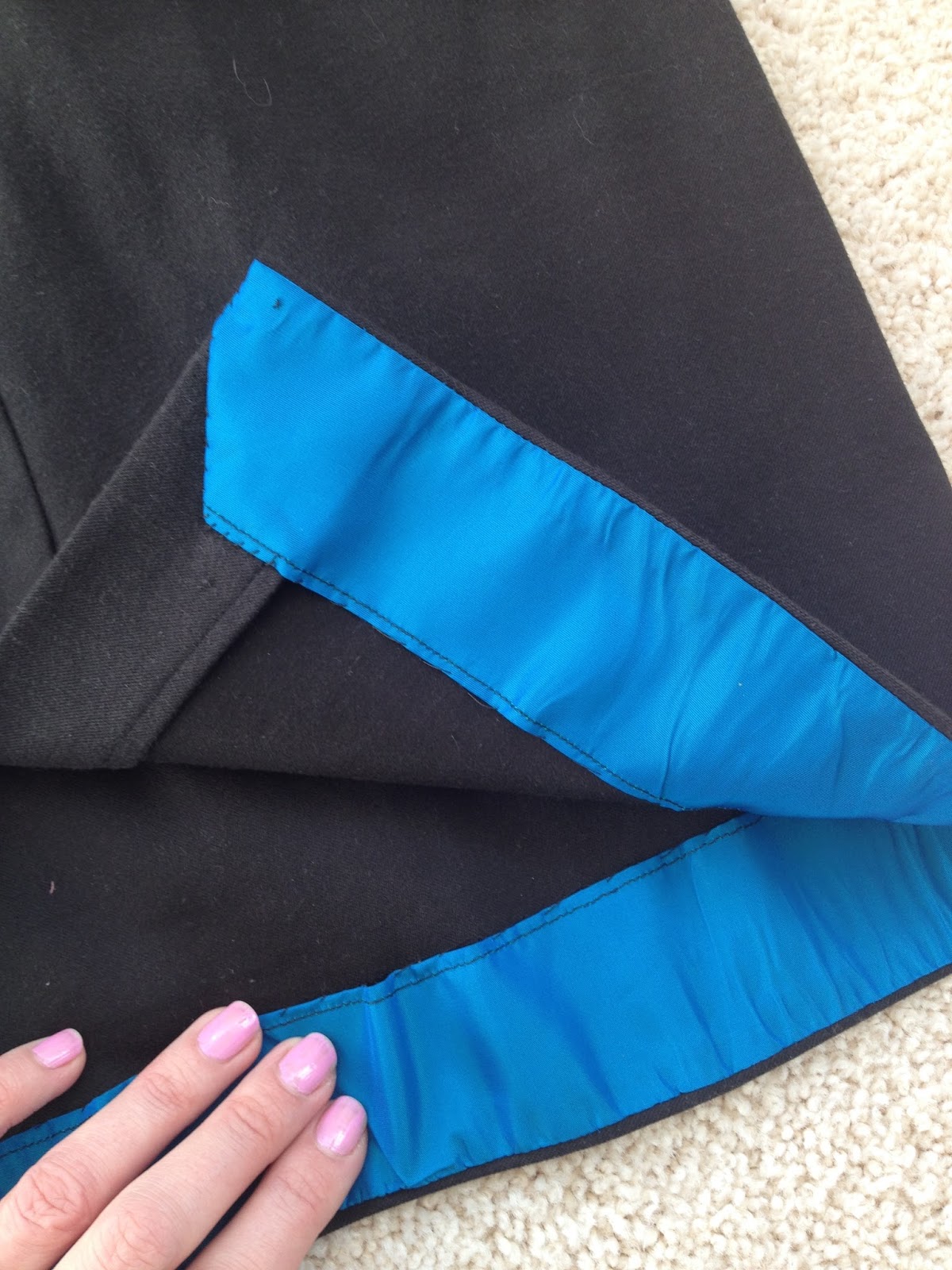 The Tall Mama: Letting Down A Hem Tutorial