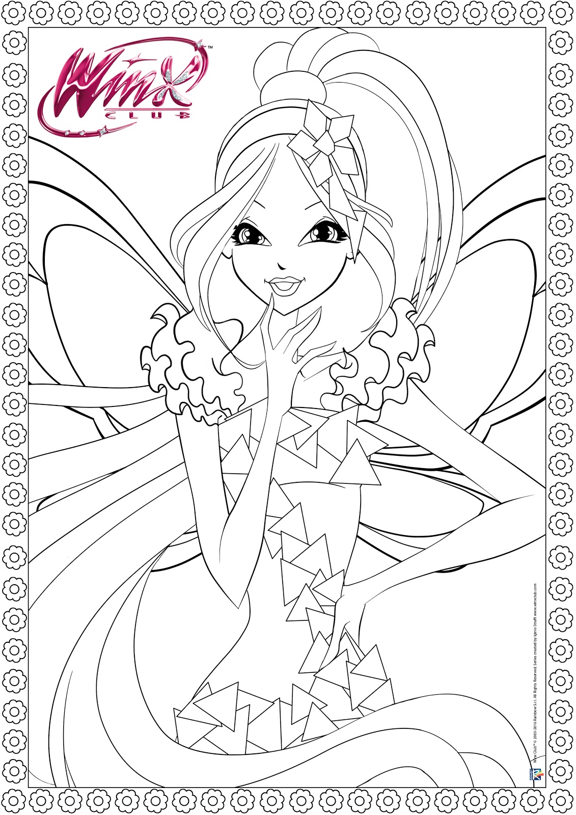 Imprime y Colorea al Winx Club Tynix ~ My Winx Club-Pretty!*.
