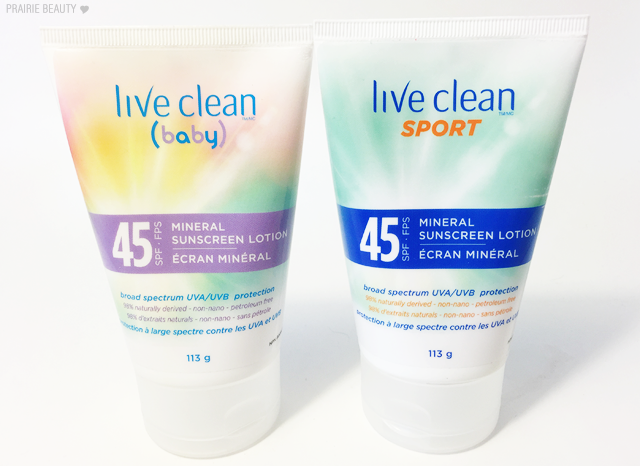 SUN PROTECTION: Live Clean Sunscreen Sport & Kids SPF 45* - Prairie Beauty