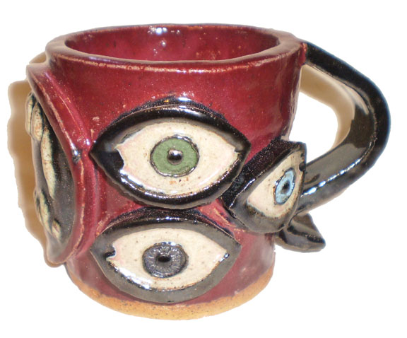 Labels: cup , eye , pottery
