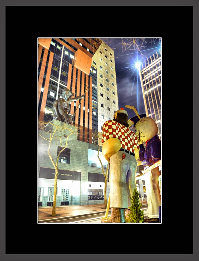 Harvey the Rabbit, Paul Bunyan, and Portlandia walk into a bar...